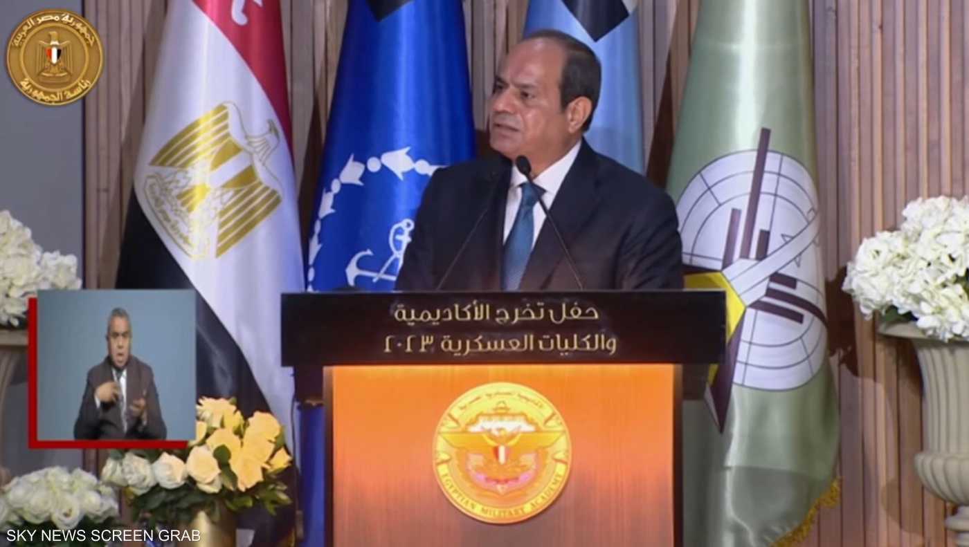 سكاي نيوز عربية | السيسي يدعو سكان قطاع غزة إلى البقاء صامدين في أرضهم